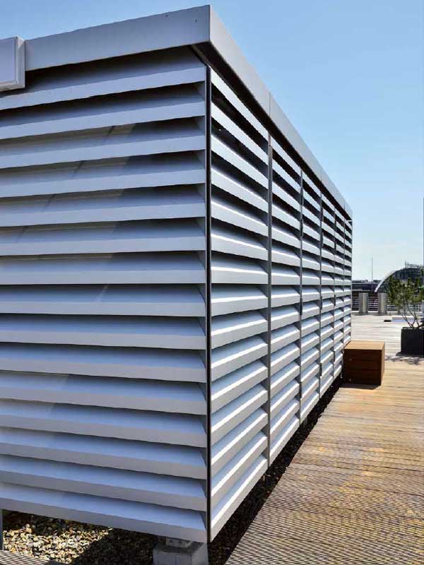Watertightness of RENSON aluminium grills - High-quality louvres